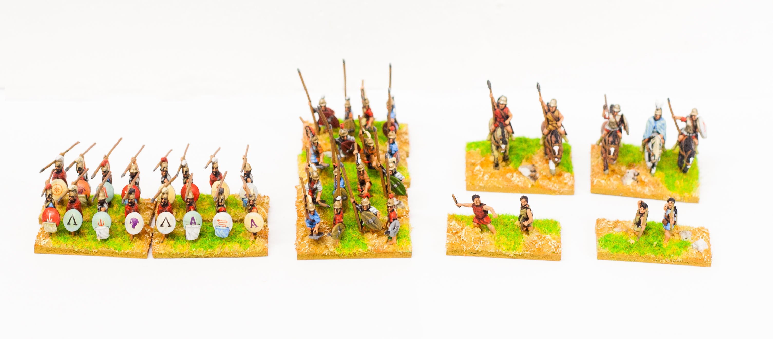 15mm Pre-Painted Athenian 278-146BC DBA Army #PDBA5 – Essex Miniatures