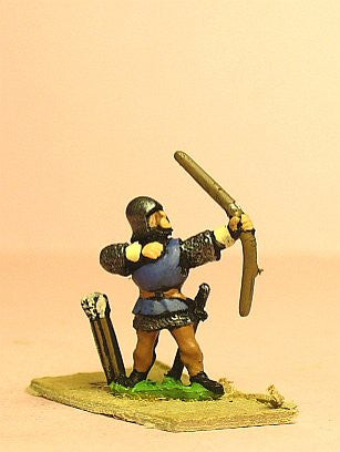 MER16 Late Medieval: Retinue Archer firing | Essex Miniatures