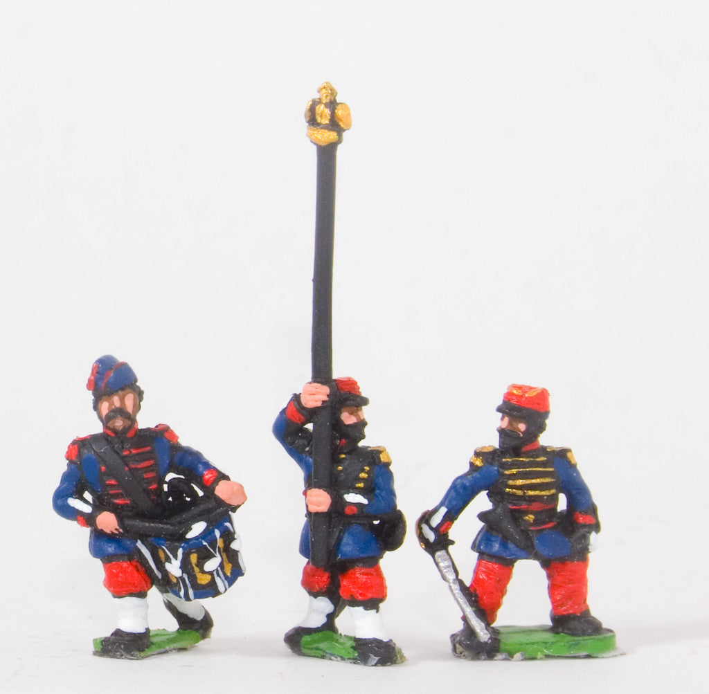 KO58 French: Grenadiers of the Guard: Command: Officer, Standard beare ...