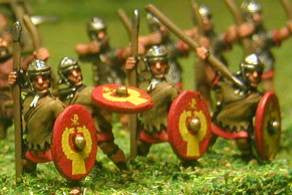 RO39 Middle Imperial Roman: Assorted Auxiliary Infantry with javelin ...