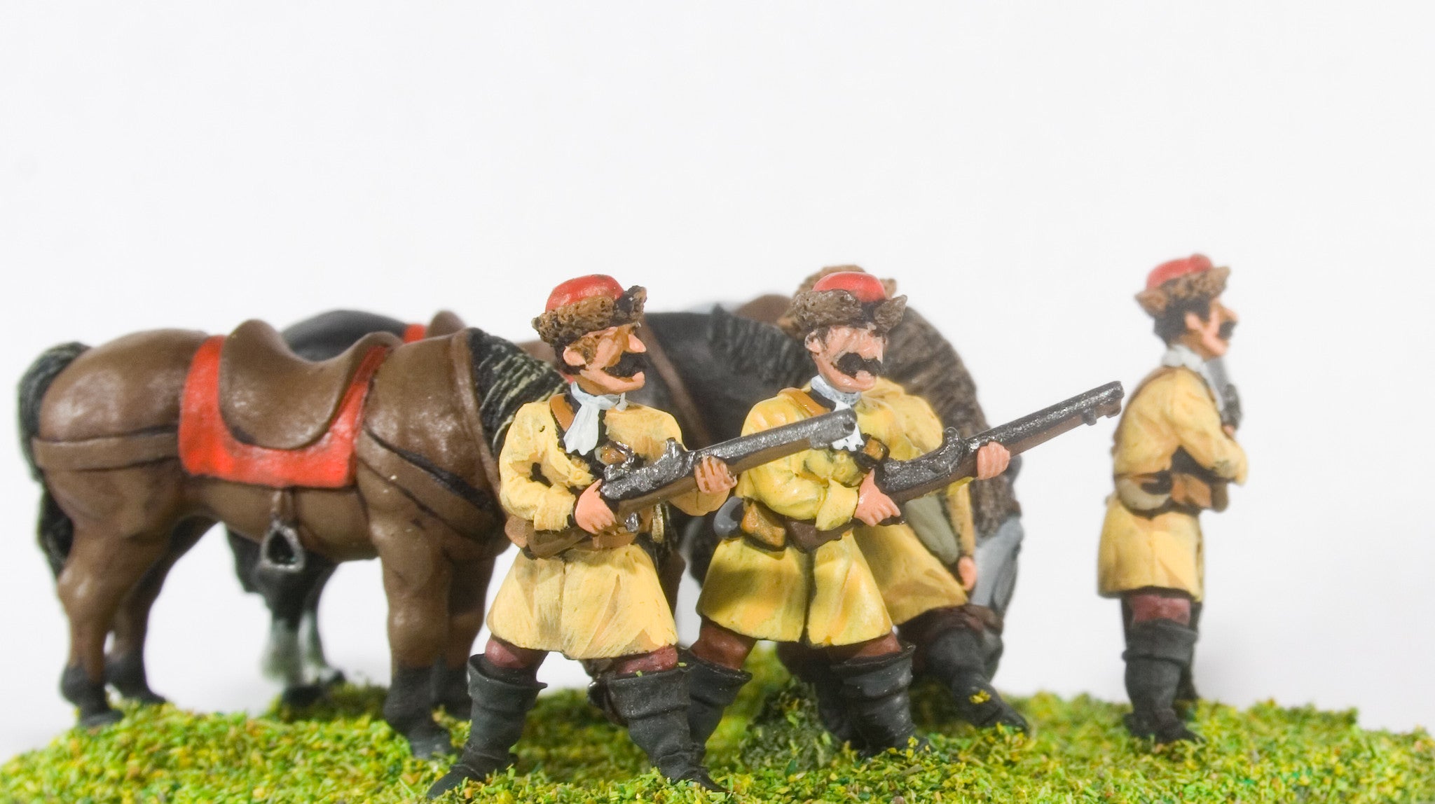 RPO12 Polish: Dismounted Dragoon, assorted poses – Essex Miniatures